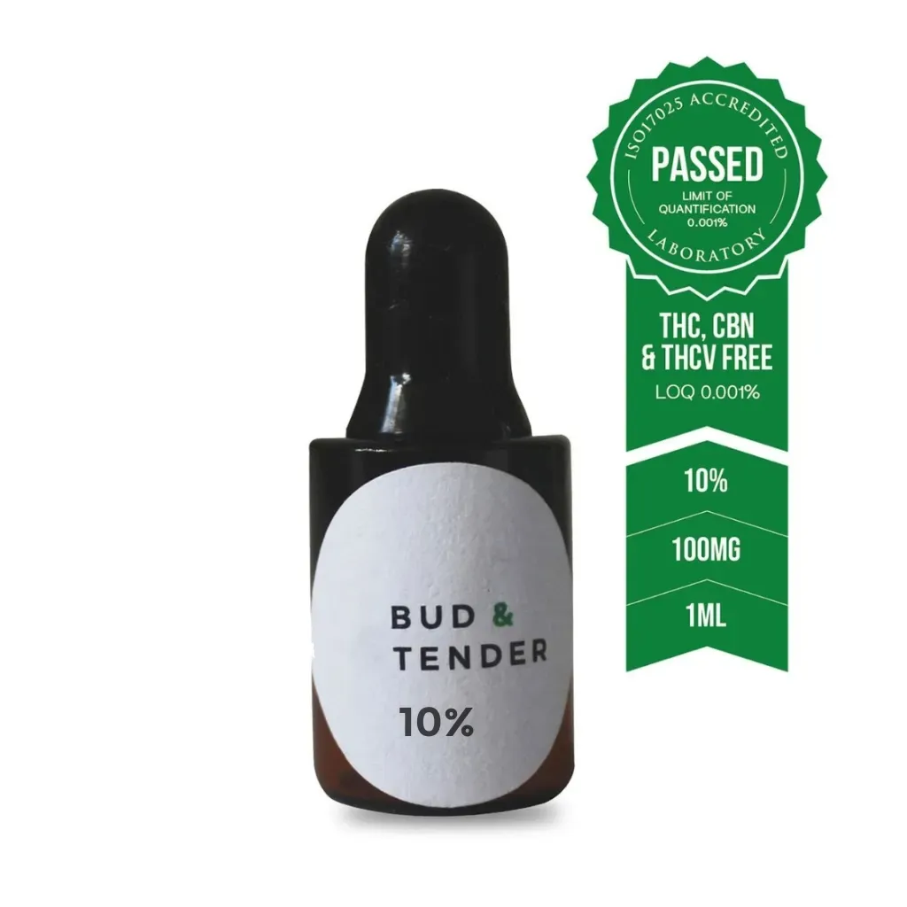 Premium 10% CBD Oil (1ml sample) | Bud & Tender